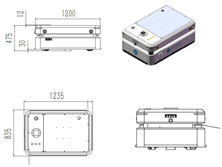 Composite Collaboration AMR -WAR100- Buy Composite Robot Base -WAR100 ...